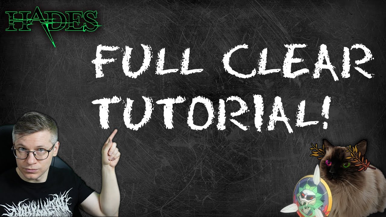 [HADES] First Full Clear Tutorial with Chaos Shield - Hades game videos