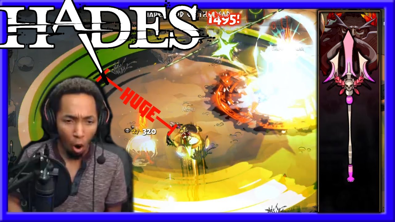 HUGE Damage and HUGE Range with Hades Spear! - Hades game videos