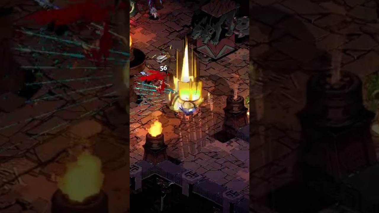 Hades Giant Satyr Bow Miniboss Fight! #Shorts - Hades game videos