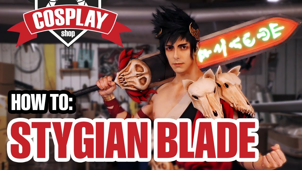 Stygian Blade From Hades Tutorial (LED Foam) - Hades game videos