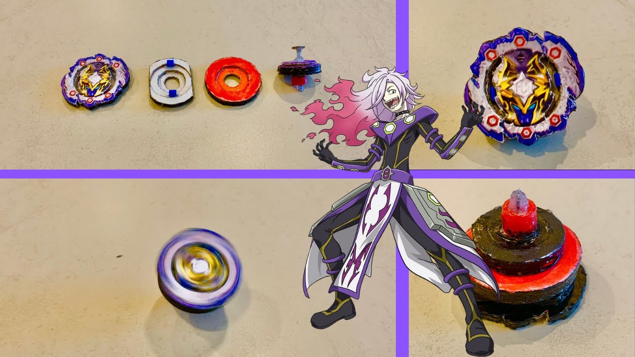 How To Made Dead Hades Beyblade From Cardboard | BeyShots - Hades game ...