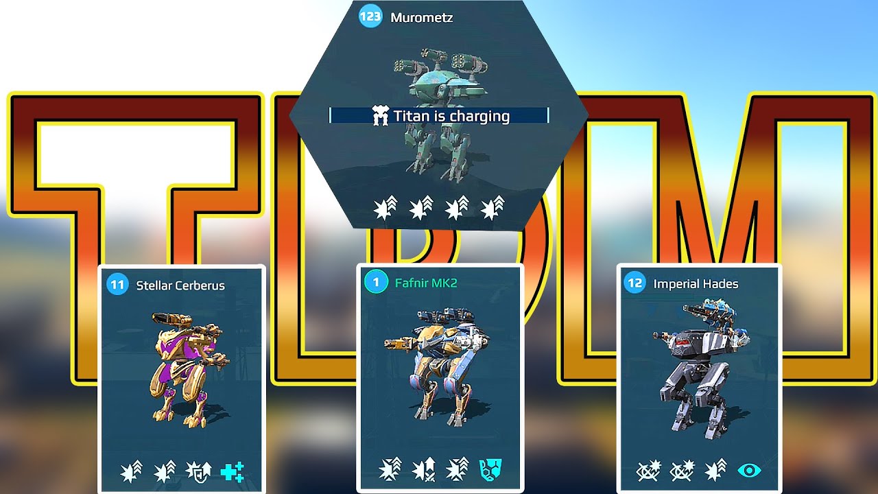 War Robots Stellar Cerberus Fafnir Imperial Hades Gameplay - Hades game ...