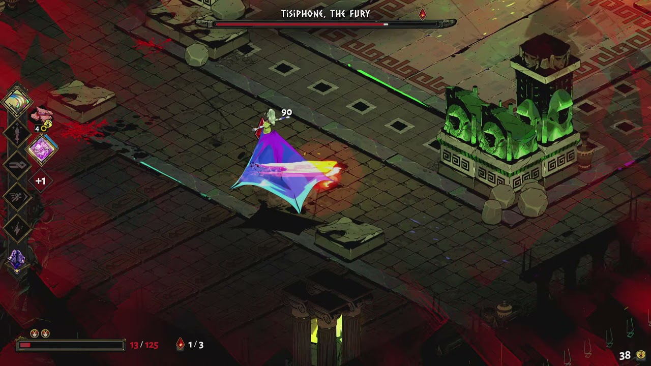 Hades – Tisiphone boss fight example (Tartarus boss) – Hades game videos