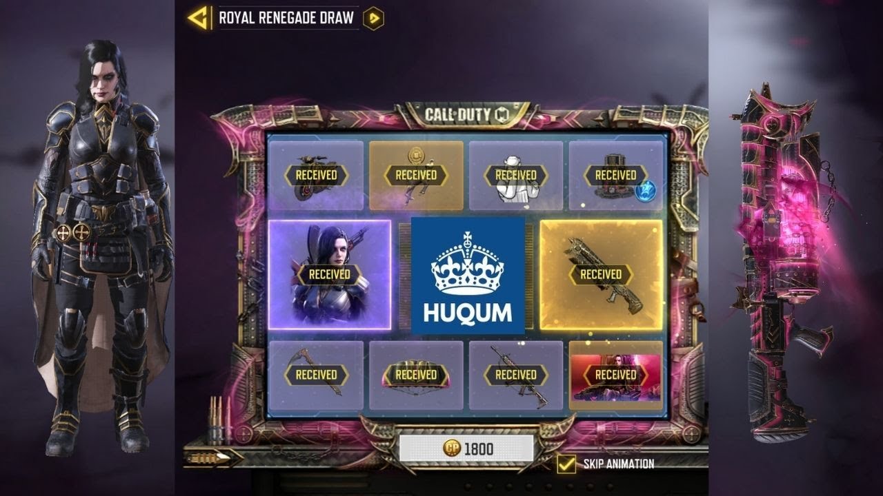 HADES LEGENDARY | Royal Renegade Draw | COD Mobile Luckydraws - Hades ...