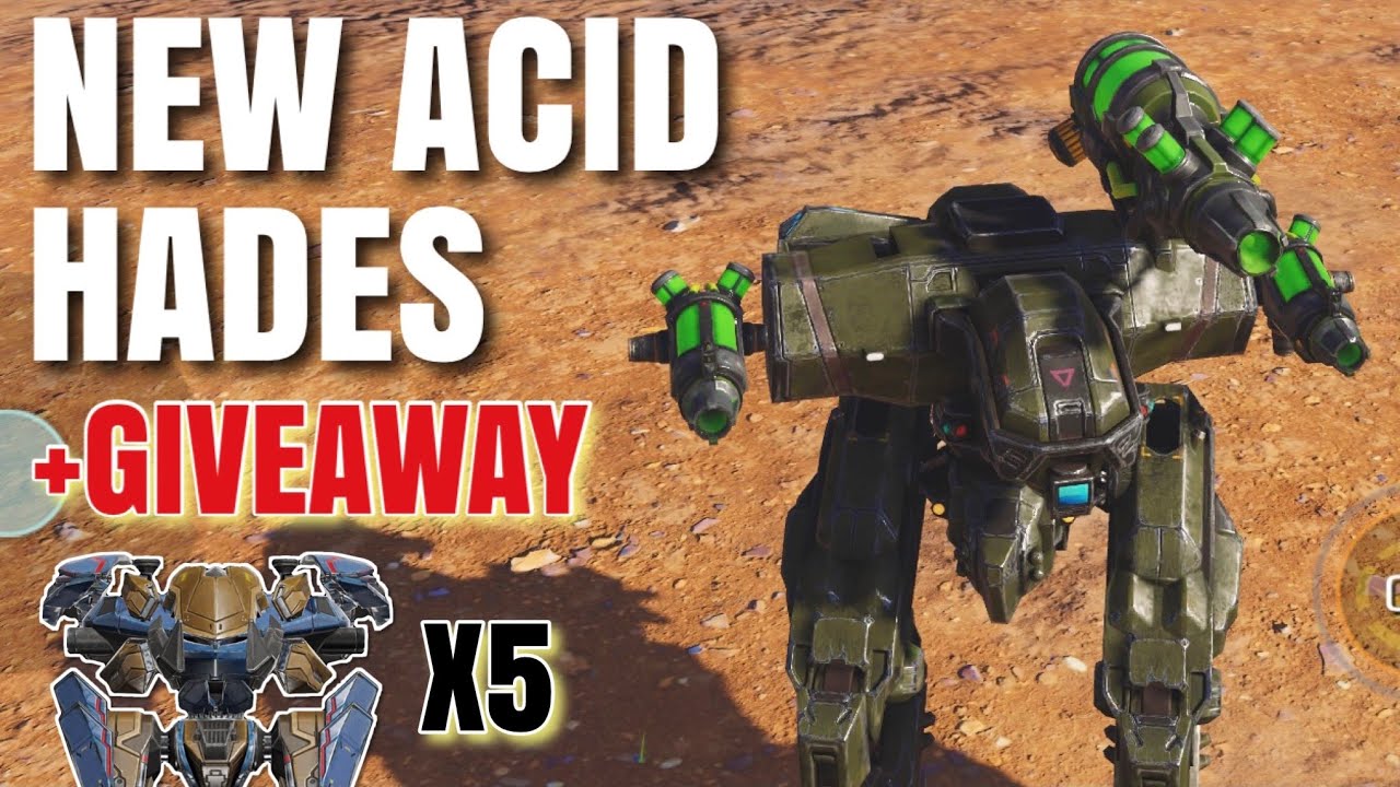 [WR] Fafnir Giveaway | Hades with Bane & Toxin Gameplay | War Robots # ...