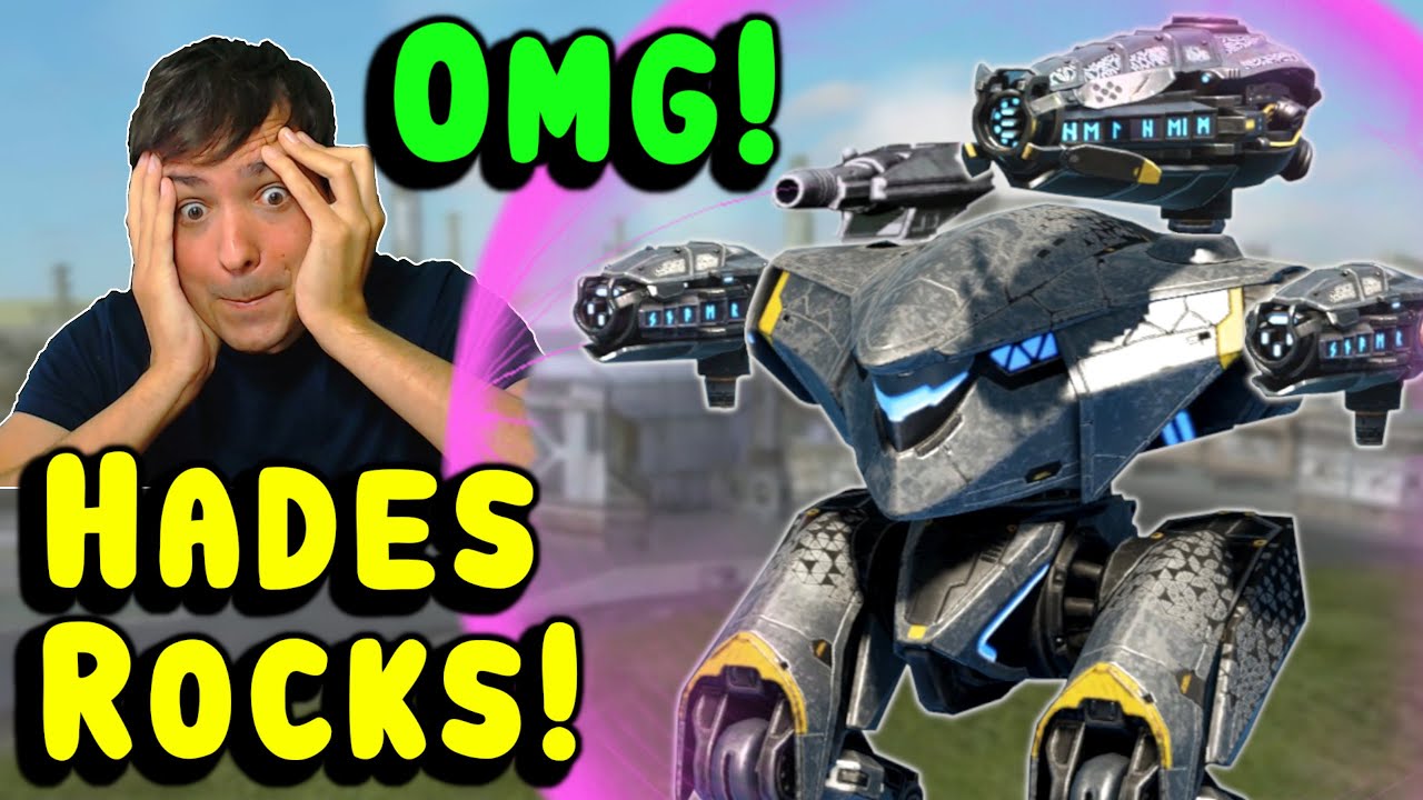 OMG! The HADES is NUTS! War Robots Best Pantheon Bot Mk3 Gameplay WR ...