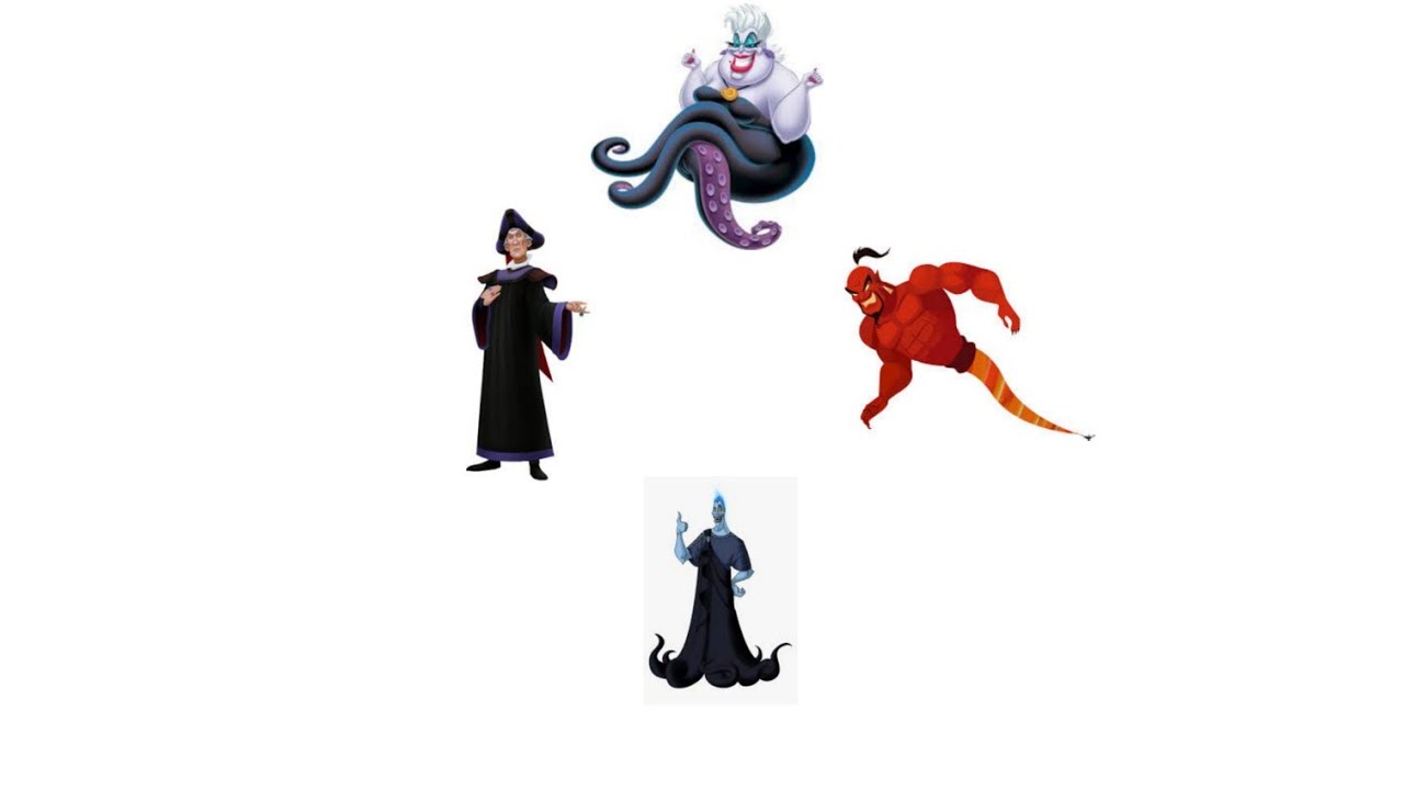 Ursula vs Hades vs Jafar Genie vs Judge Claude Frollo - Hades game videos