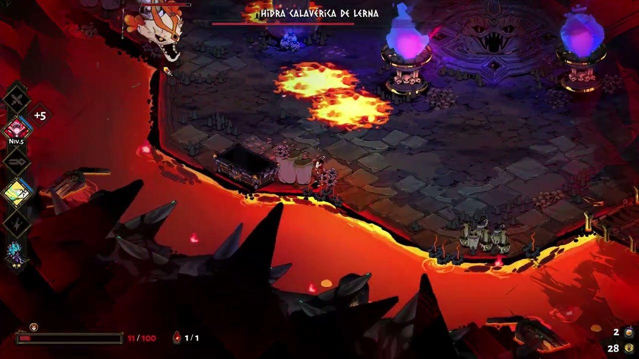 Hades Bone Hydra Boss Fight - Hades game videos