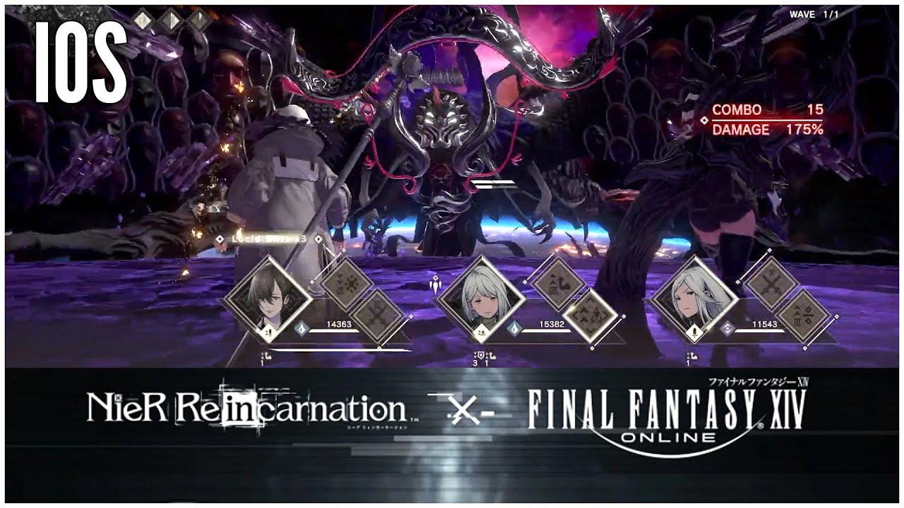 Nier Reincarnation x Final Fantasy XIV – Hades BOSS FIGHT (IOS) – Hades ...