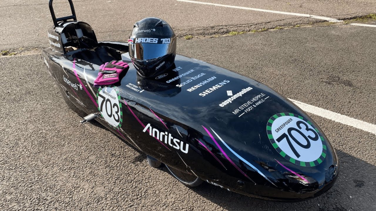 Greenpower Lotus Test Track 2022 - F24+ Round 4 - Onboard Hades - Hades ...