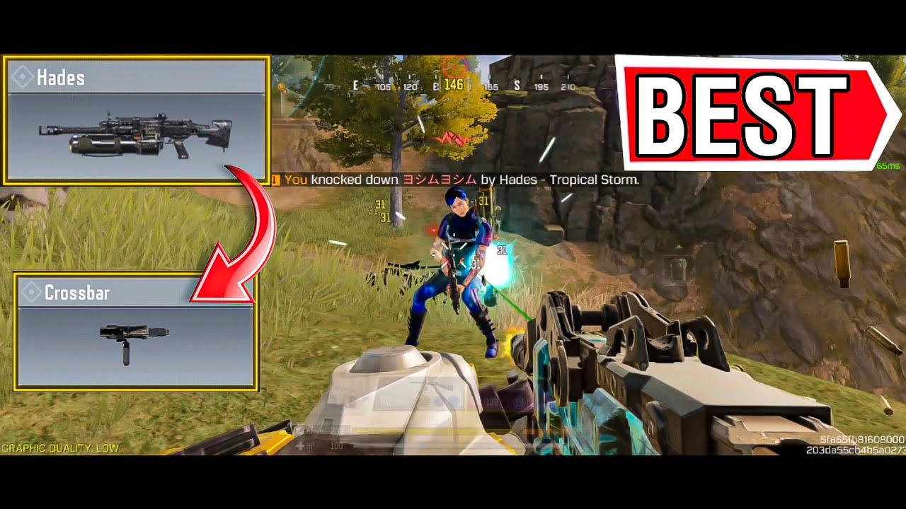 HADES Crossbar GAMEPLAY | THIS GUNSMITH MADE HADES BECOME THE BEST GUN ...