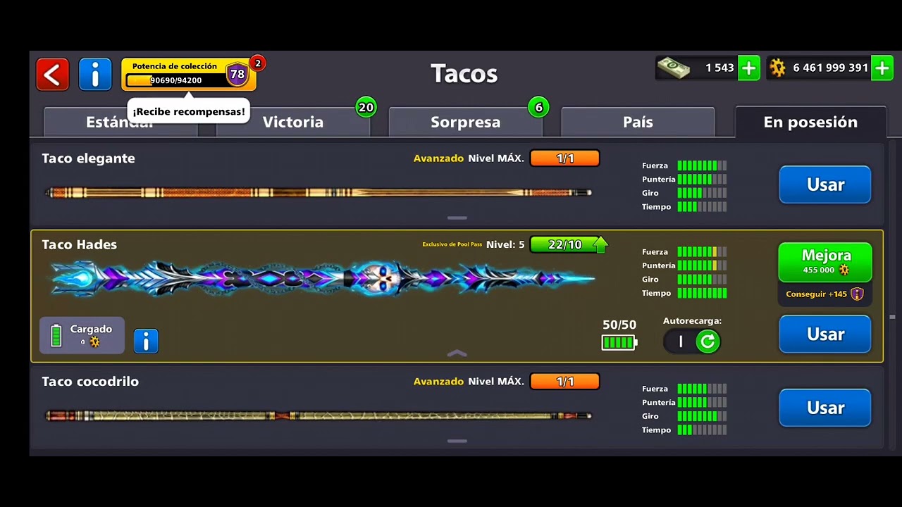 Hades Cue Level Max Pool Pass Exclusive (2022). 8 Ball Pool - Hades ...