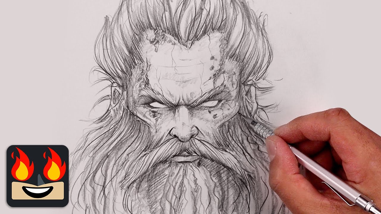How To Draw Hades God Of The Underworld Hades Game Videos