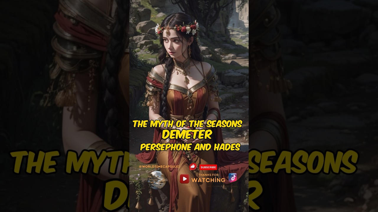 The myth of the seasons #demeter : Persephone and Hades #mythology # ...