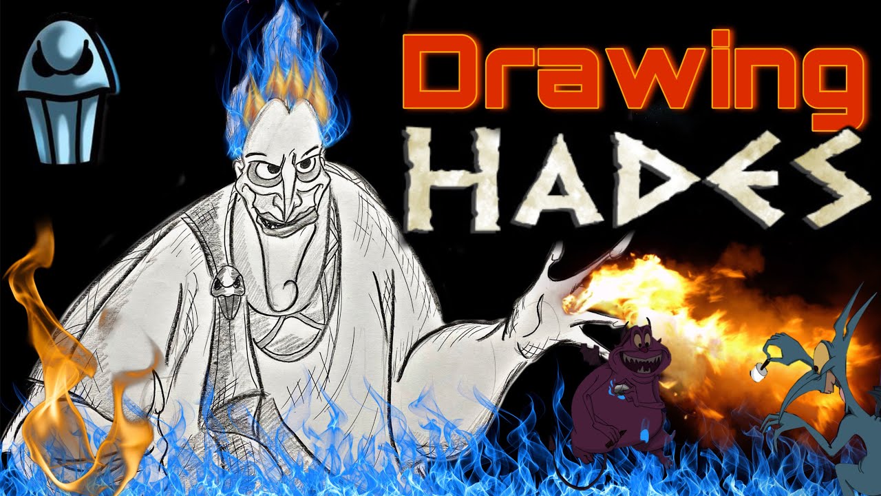 Drawing Hades| Hercules | Walt Disney Animation Studios - Hades game videos