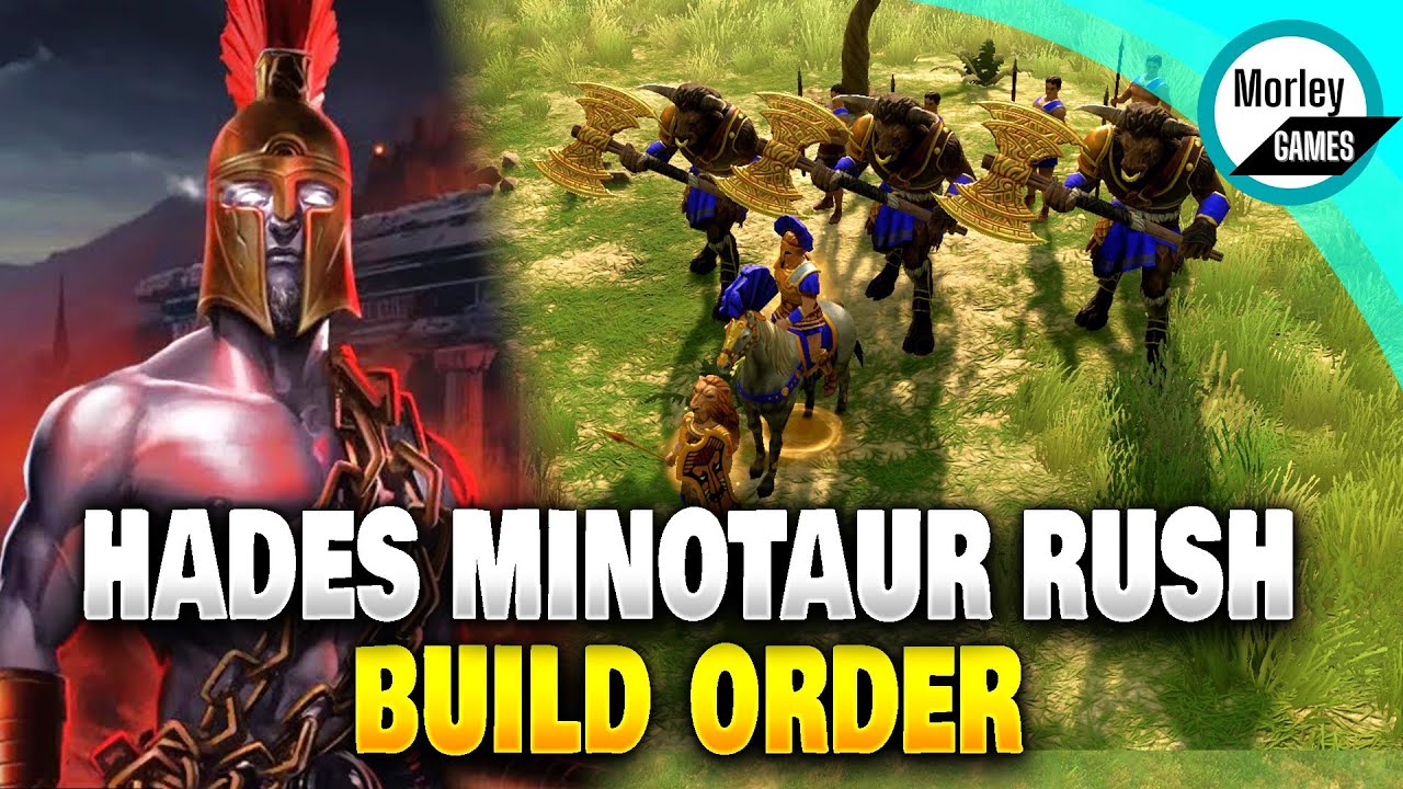 Age of Mythology Retold Build Order: BROKEN Hades Minotaur Rush - Hades ...