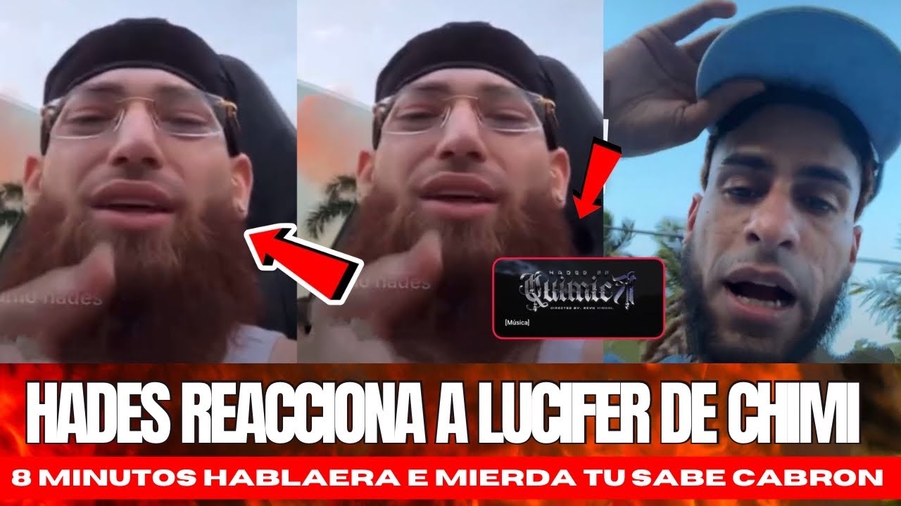Hades Reacciona a LUCIFER La TIRAERA de Yovng Chimi Para Anuel, HADES Y ...