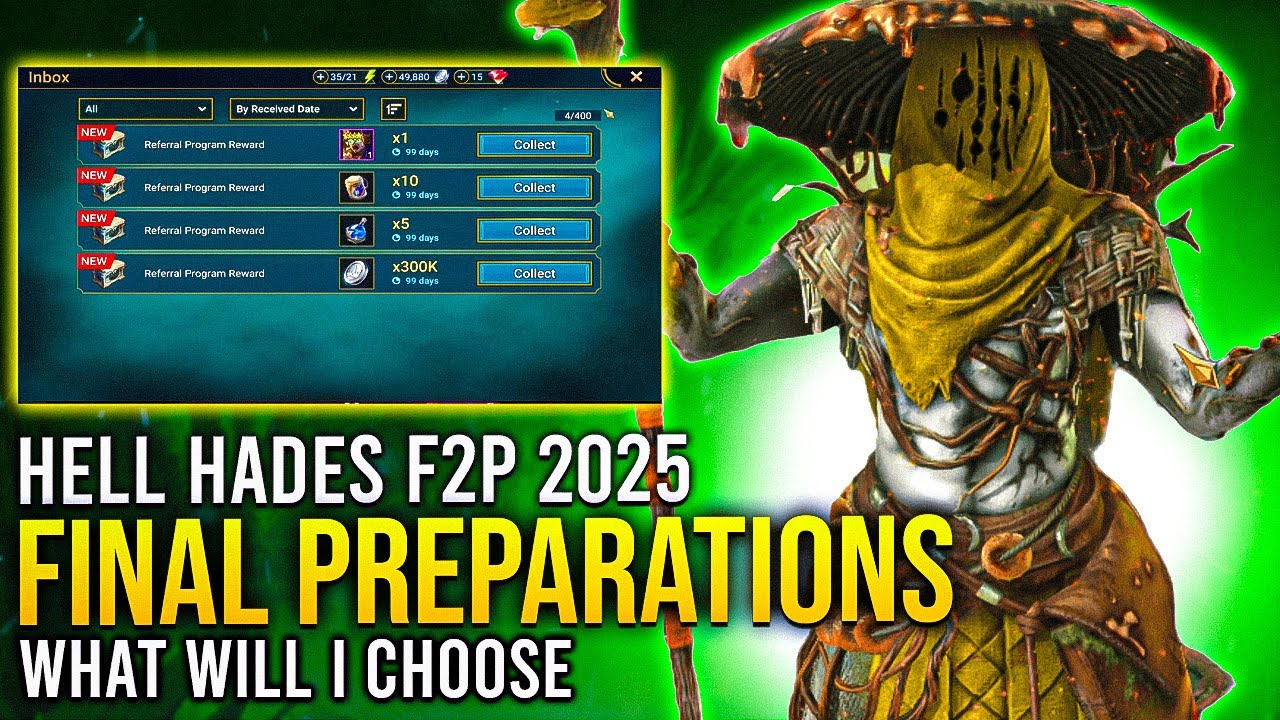 HELL HADES F2P CHALLENGE 2025 - LAST PREPARATIONS - Raid Shadow Legends ...