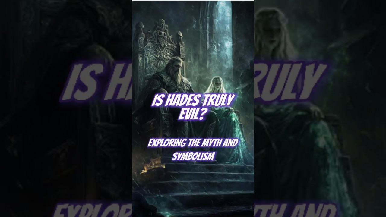 Hades: God of the Underworld - Myth and Symbolism. Is He Truly Evil? # ...